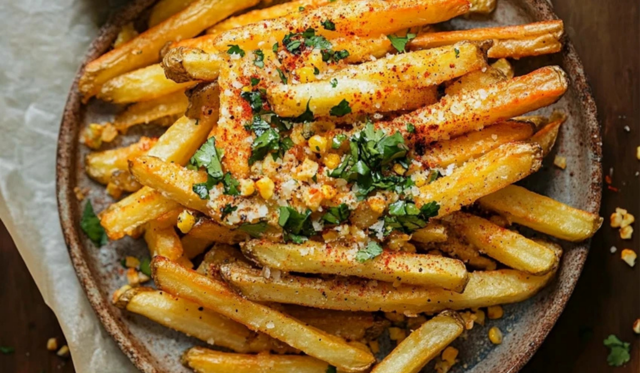 Elotes Fries: A Bold and Cheesy Twist on Mexican Street Corn – Ina Recipes