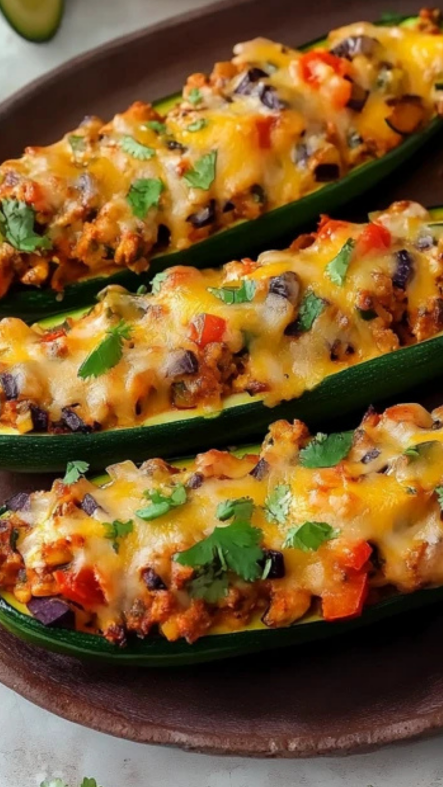 Easy Vegetarian Stuffed Zucchini Boats: A Beginner’s Go-To Meatless ...
